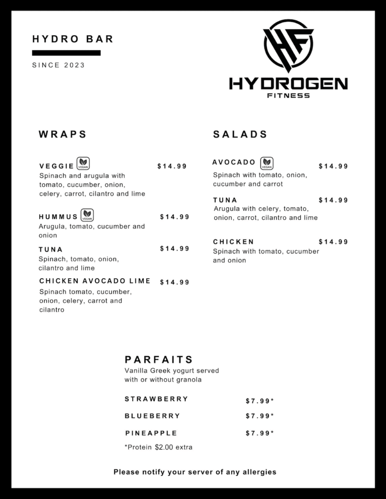 Hydro Bar - Hydrogen Fitness